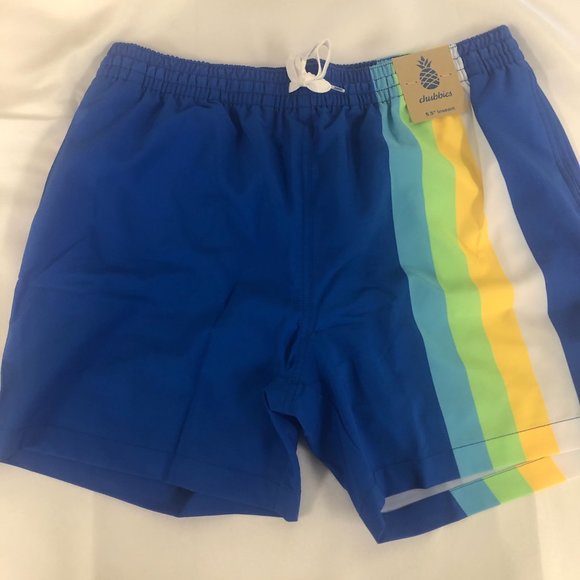 chubbies | Swim | Chubbies Keys Stripe Mens Swim Trunks 55 Inseam ...